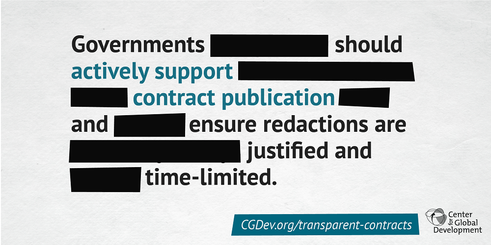 Building Consensus around Commercial Transparency in Public Contracts ...